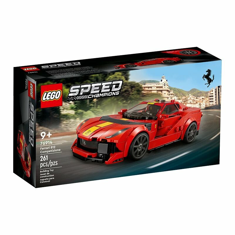 LEGO Speed Champions Ferrari 76914 Формула-1 Гоночная Машина, Набор из 500+ Деталей, для Мальчиков, Новый в Упаковке
