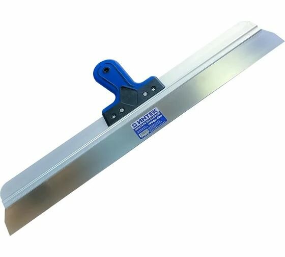 Фасадный шпатель интек профи 600 мм, из нержавеющей стали, с двухкомпонентной ручкой