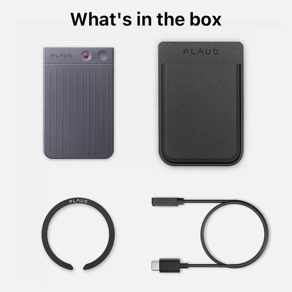 Диктофон с искусственным интеллектом Plaud Note ( Gray / Серый ) — фото 1