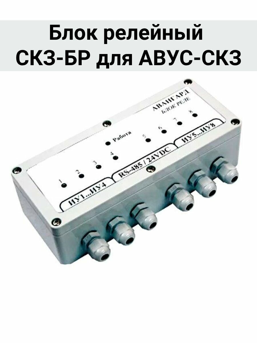 Блок релейный СКЗ-БР для авус-скз
