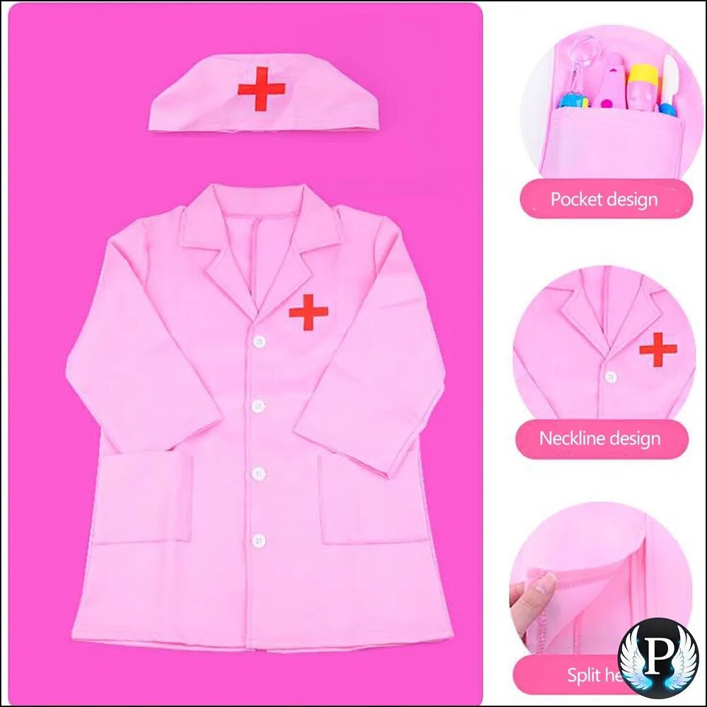 Эксклюзивный детский костюм врача для карнавала, набор доктора для сада и утренника