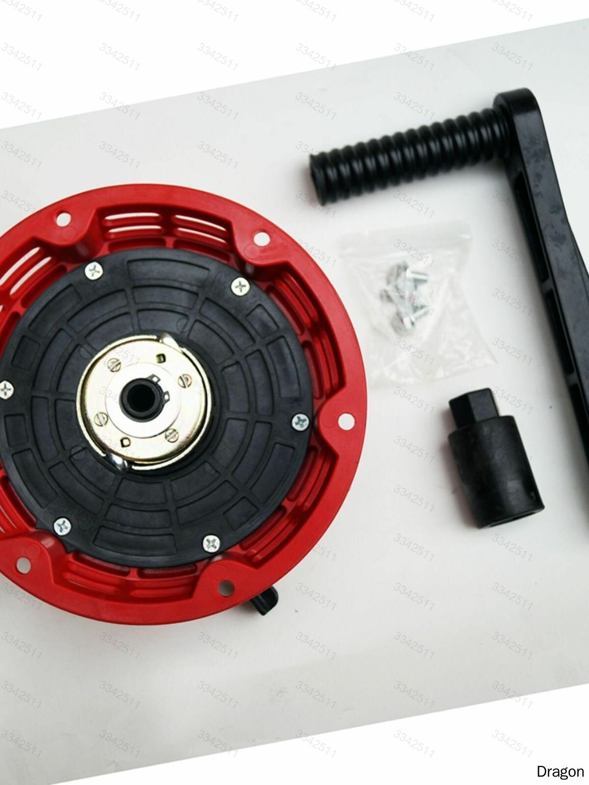 Ручной стартер для бензогенератора 170F 168F, мотоблока, помпового опрыскивателя