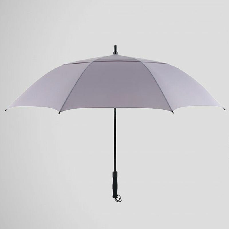Автоматический зонт от солнца, двухслойный дышащий деловой зонт для солнечного и дождливого дня, серый