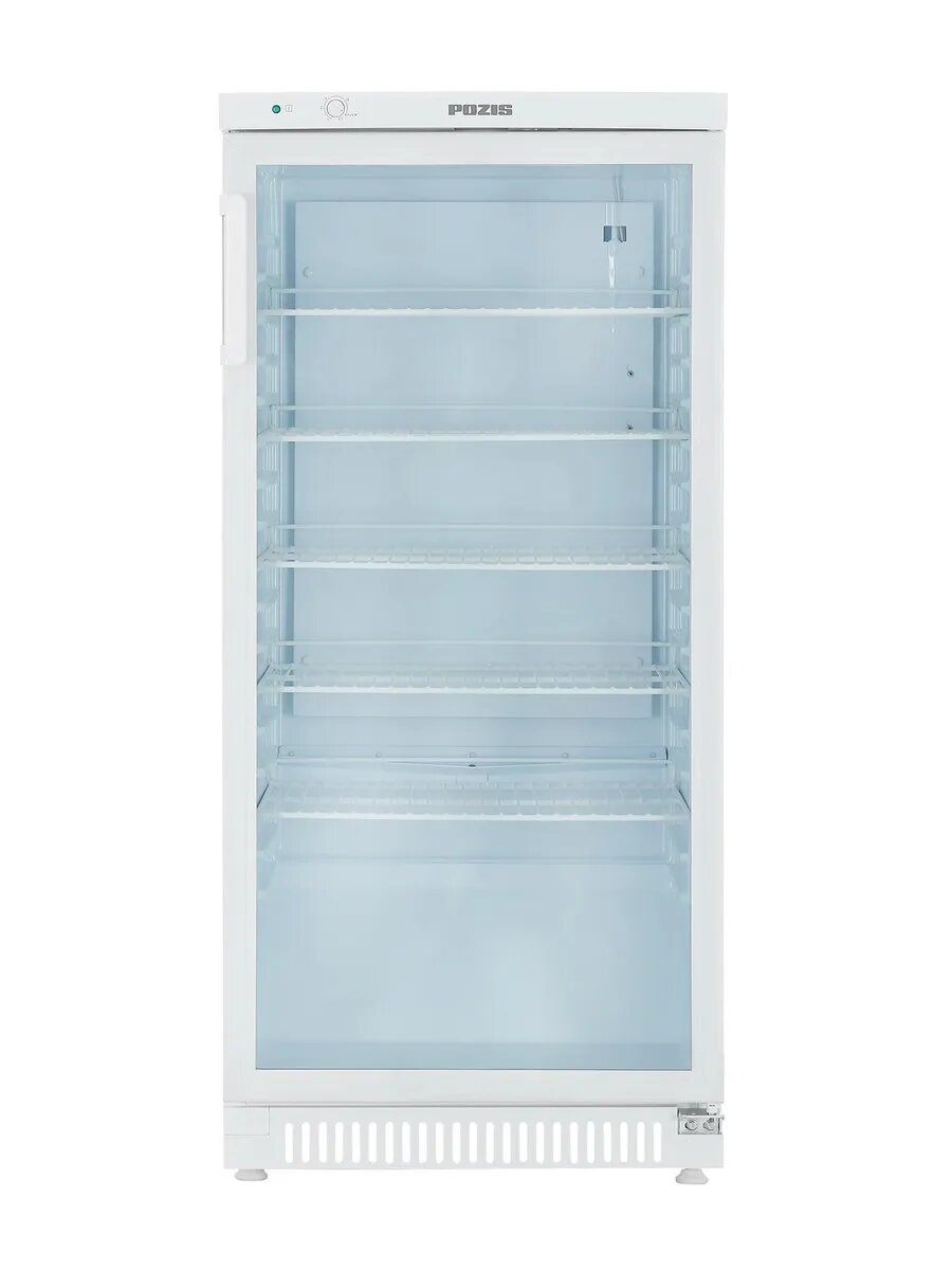 Холодильная витрина Pozis Свияга 513-6 белый, 250 л, однокамерная, от 0 °C до +10 °C, 40 дБ