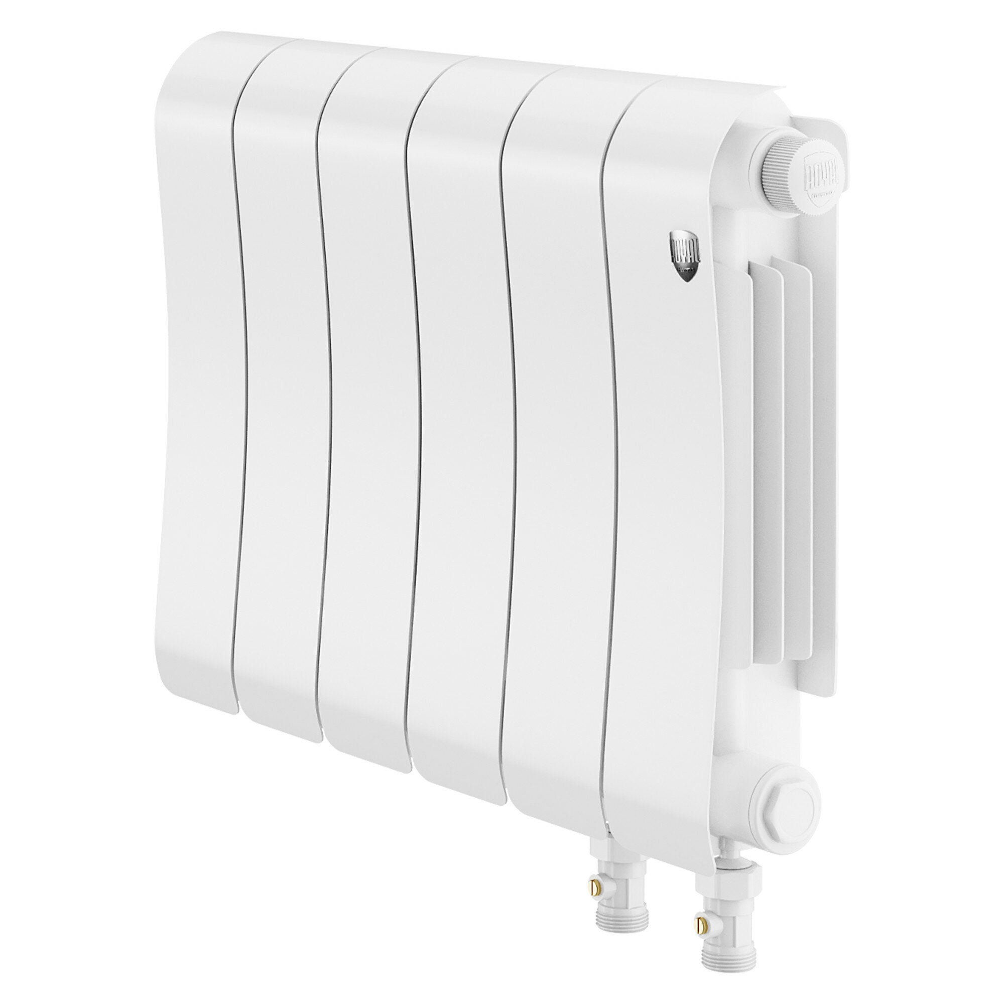 Радиатор биметаллический Royal Thermo Infinity 300 Bianco Traffico VR80 - 6 секц.