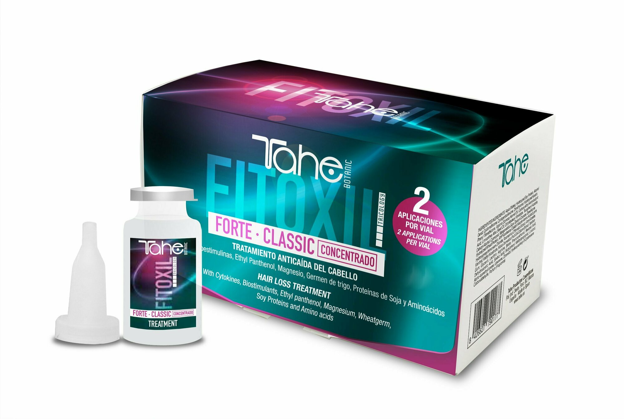 Tahe Сыворотка против выпадения волос FITOXIL 6x10 мл BOTANIC TRICOLOGY FITOXIL TREATMENT FORTE CLASSIC 6x10 ML