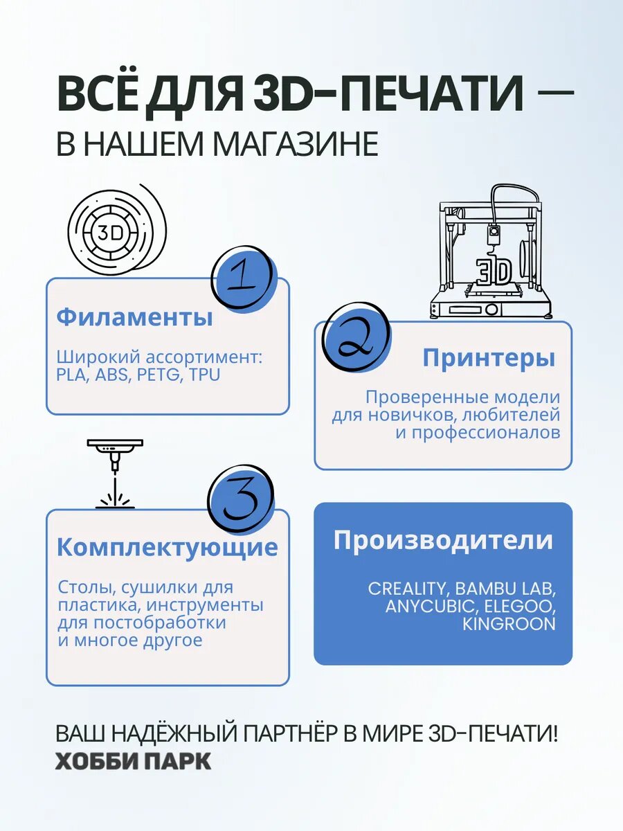 Пластик для 3Д принтера Elegoo RAPID PLA+ Plastic Spool (серый) 5000g — фото 1