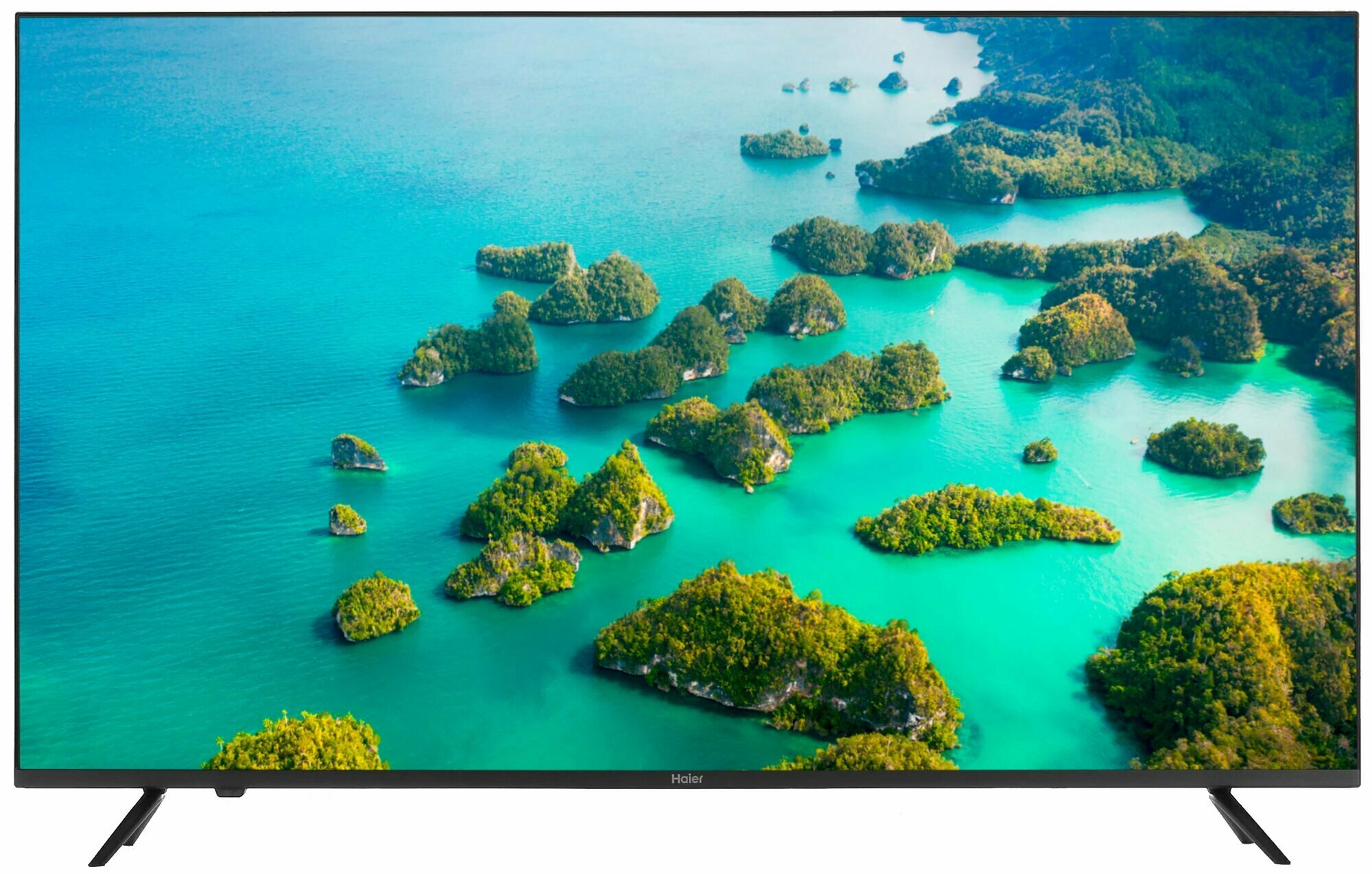 55" (140 см) LED-телевизор Haier 55 Smart TV S2, Direct LED, 4K UltraHD, Wi-Fi, 60 Гц, Android TV, черный