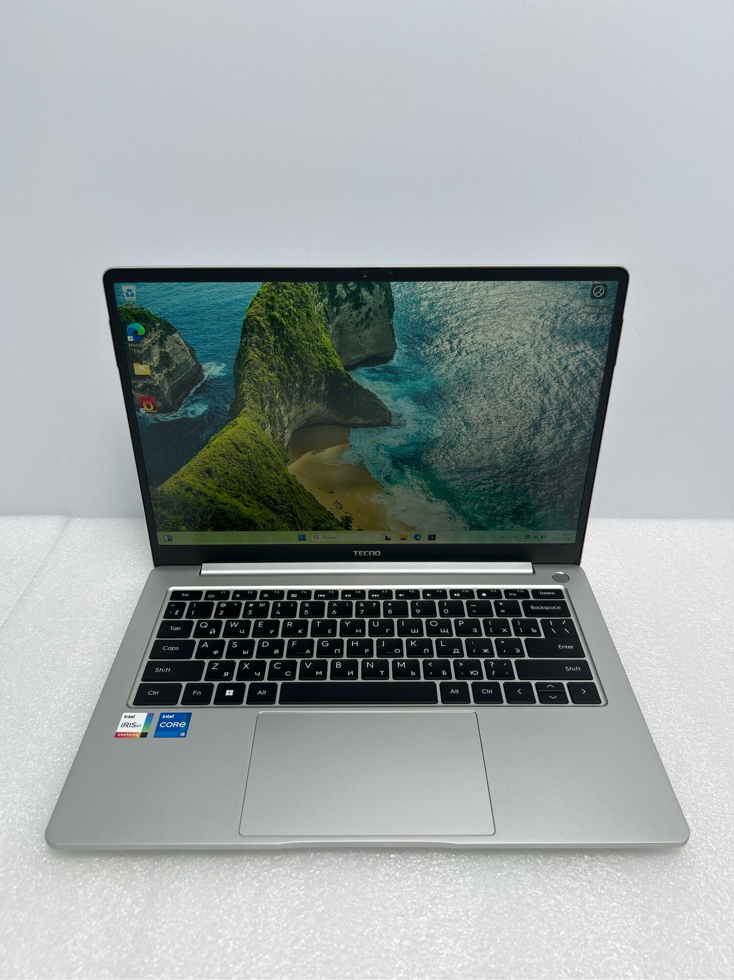 Ноутбук Tecno MegaBook T14TA 14"/Intel Core i5-1155G7/RAM 16GB/SSD 512GB/Intel Iris Xe graphics/1920x1080/IPS/Windows 11/Подсветка - кл:LED/Cерый космос. Состояние: A1