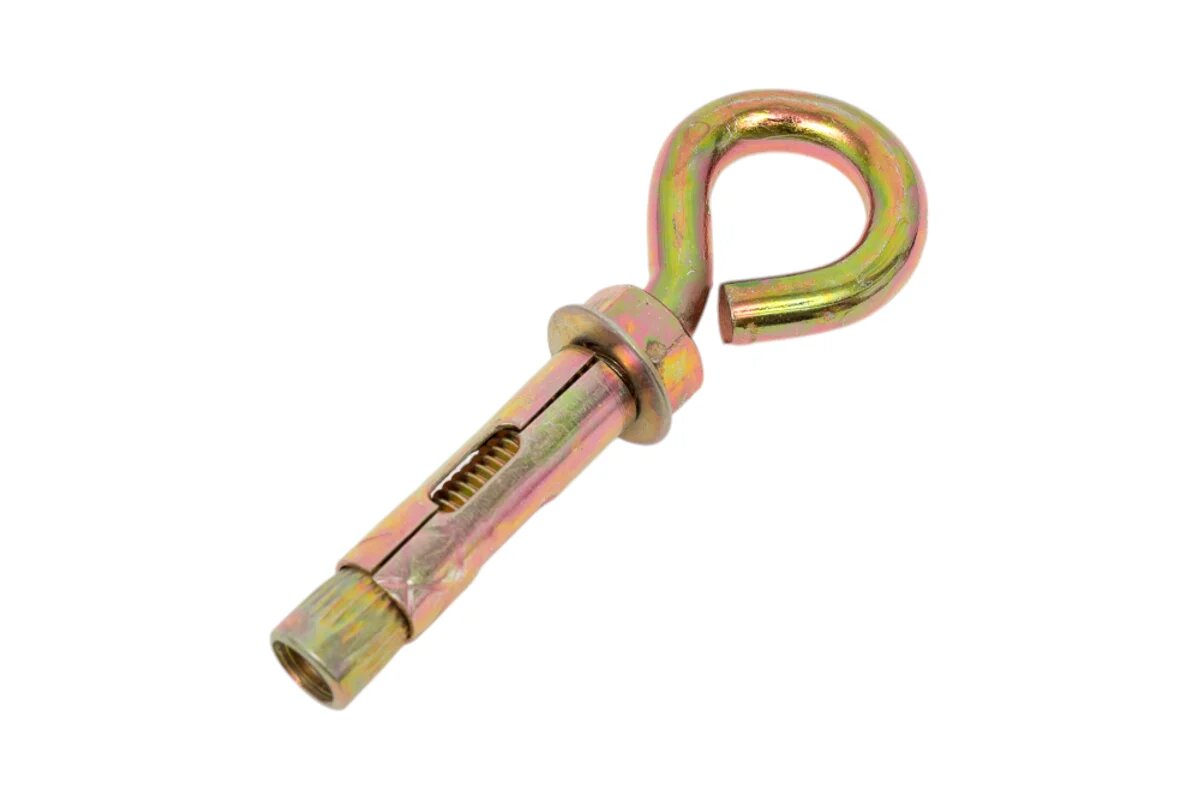 Анкерный болт с кольцом металлсервис M8x40 мм из S1008 со светло‑желтым покрытием, 10 шт.