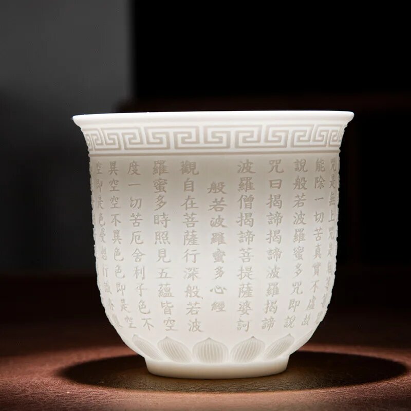 Чайная чашка Баифу сердце 150 мл 200MLHeart Sutra Cup