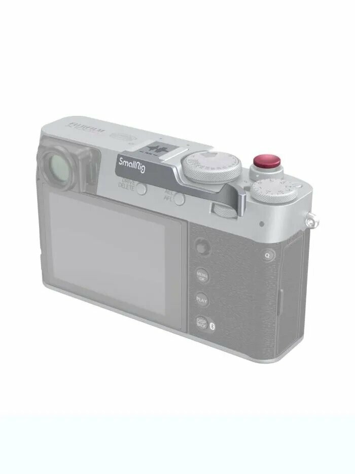Fujifilm X100VI / X100V камера с горячим башмаком и большим пальцем (серебристый) 4566