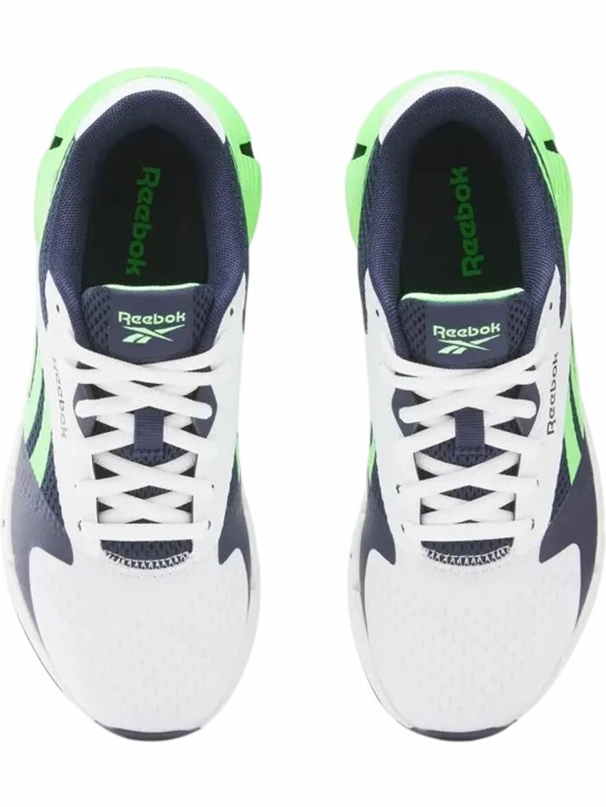 Кроссовки Reebok Zig Dynamica 5 K, размер 5,5 US, белый/синий/зеленый — фото 1