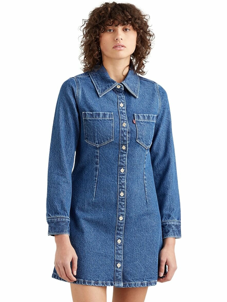 Платье SABINE MINI DRESS MID MARBLE