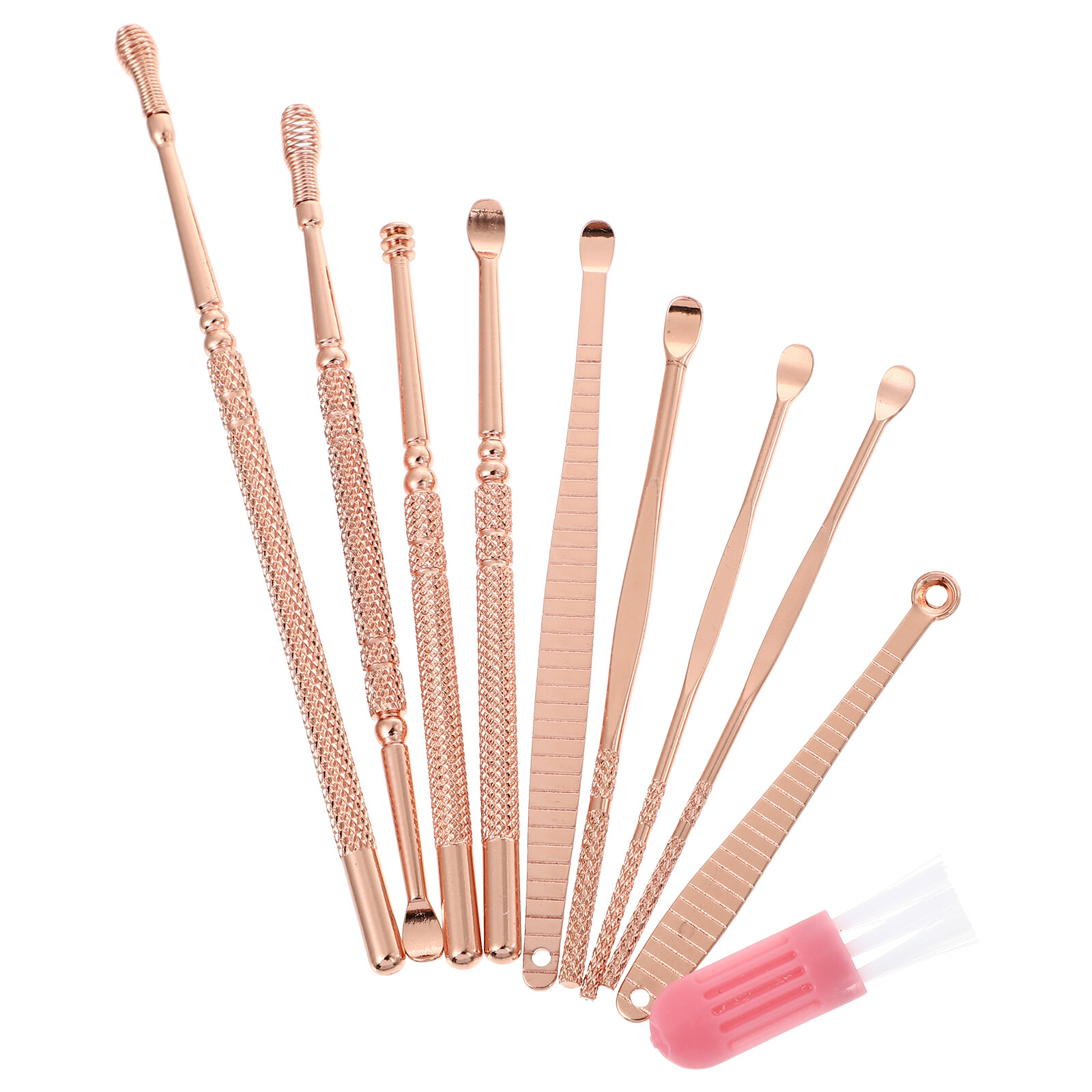 Набор для удаления ушной серы с коробкой для хранения, многоразовый ушной очиститель, 10 штук в коробке.