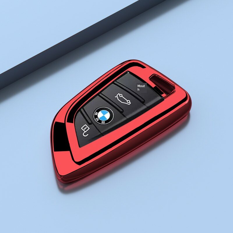 BMW 2 Series одиночный ключевой чехол в китайском красном для моделей 2021-2024