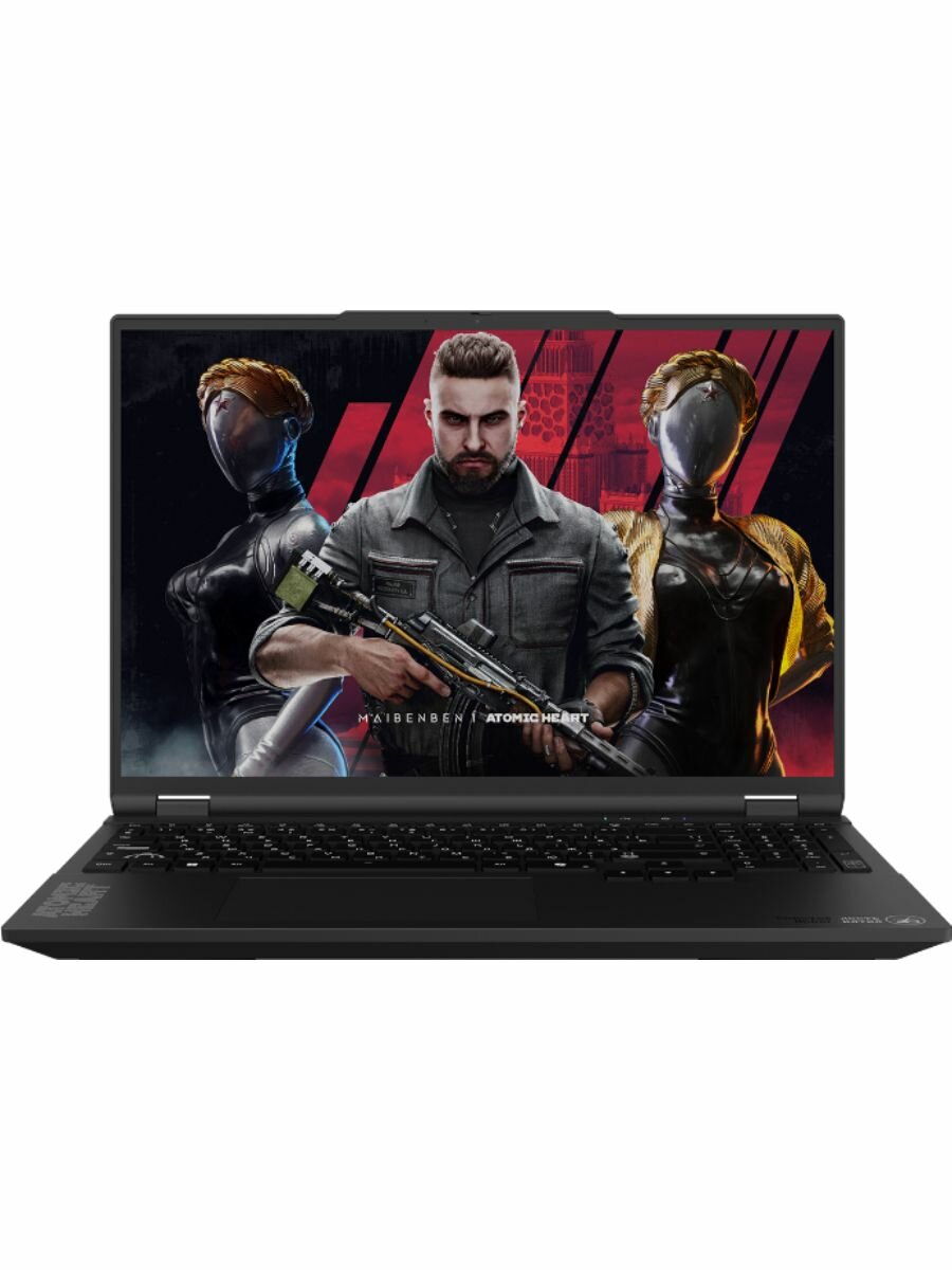 Ноутбук Maibenben X-Treme Typhoon X16B-R98956 (Ryzen 9 8940HX 2.4Ghz/16Gb DDR5/SSD1Tb/NVIDIA GeForce RTX 5060 8Gb/16"/Windows 11 Home/black) (X16B-R98956GQSHBRE3)