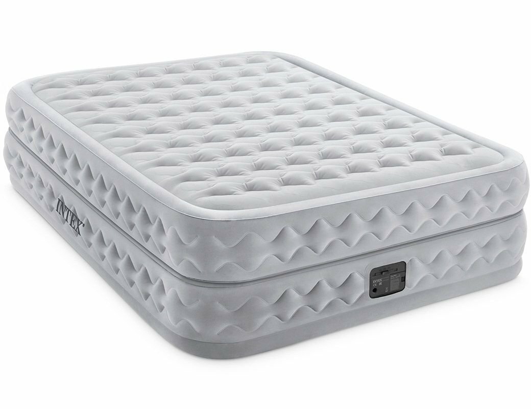 Надувная кровать Intex Supreme Air-Flow Bed (Queen), 152х203х51см со встроенным насосом 220V, 64490
