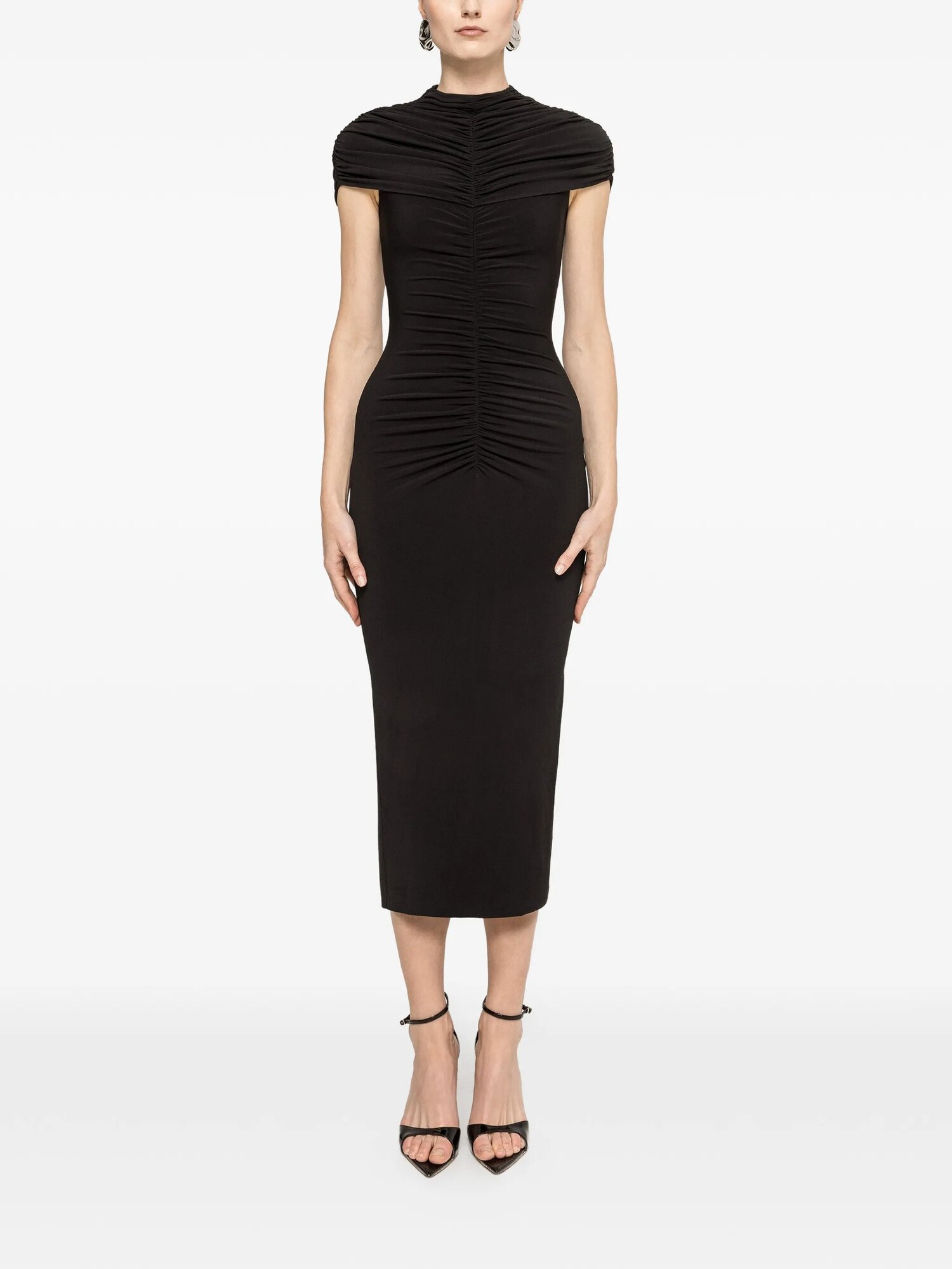 Платье Ruched midi dress