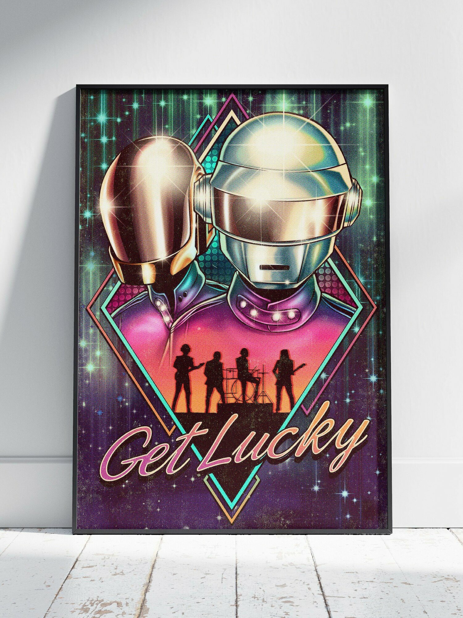 Плакат на стену для интерьера Дафт Панк (Daft Punk 47) - Постер по музыке и артисту формата A4 (21x30 см)