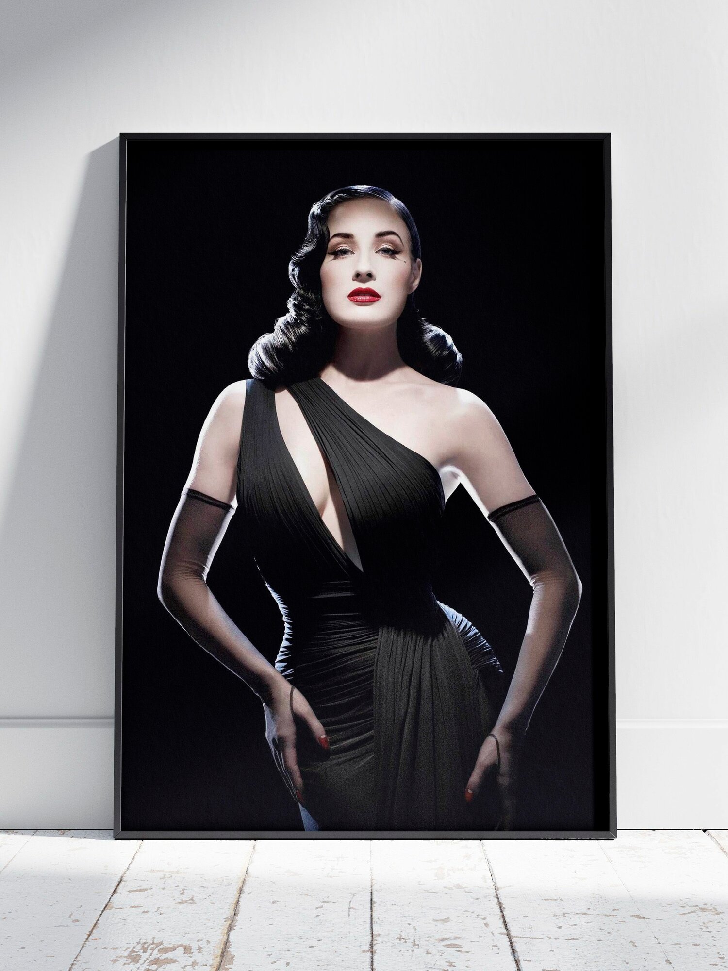 Плакат на стену для интерьера Дита фон Тиз (Dita Von Teese 26) - Постер по модели, бренду и моде формата A4 (21x30 см)