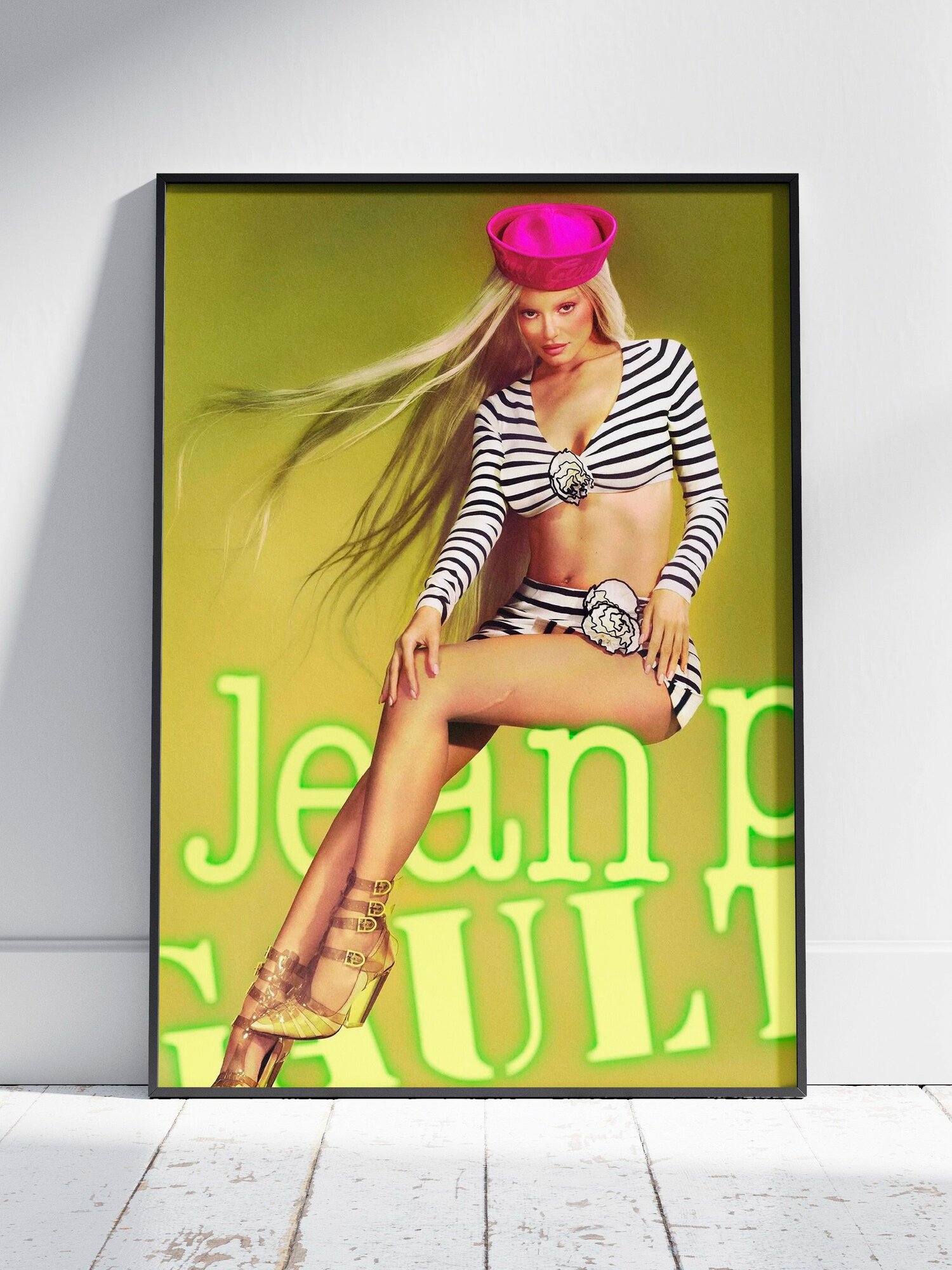 Плакат на стену для интерьера Жан Поль Готье (Jean Paul Gaultier 3) - Постер по модели, бренду и моде формата A4 (21x30 см)