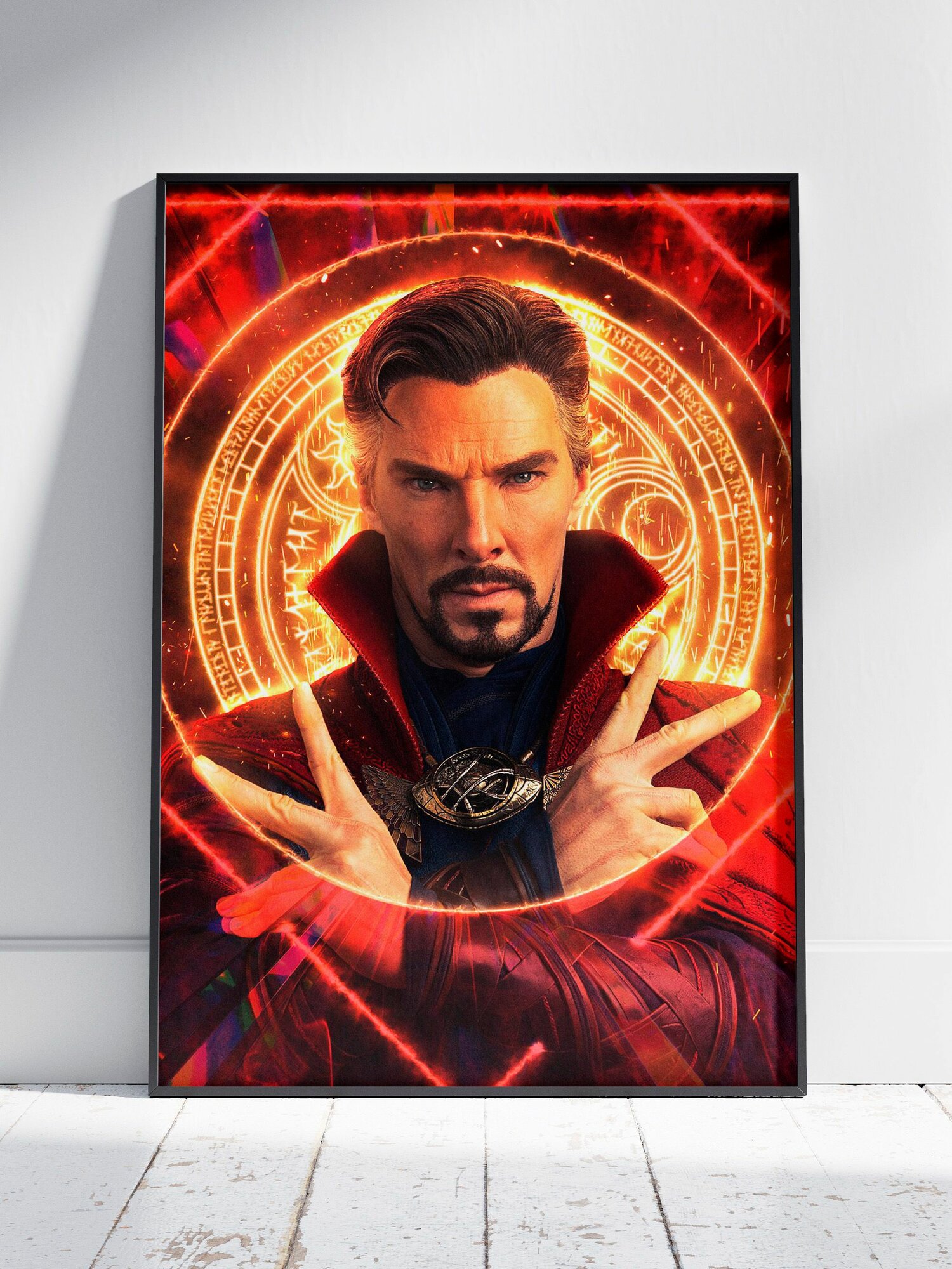 Плакат на стену для интерьера Бенедикт Камбербэтч (Benedict Cumberbatch 4) - Постер по актеру фильма, кино, сериала формата A4 (21x30 см)