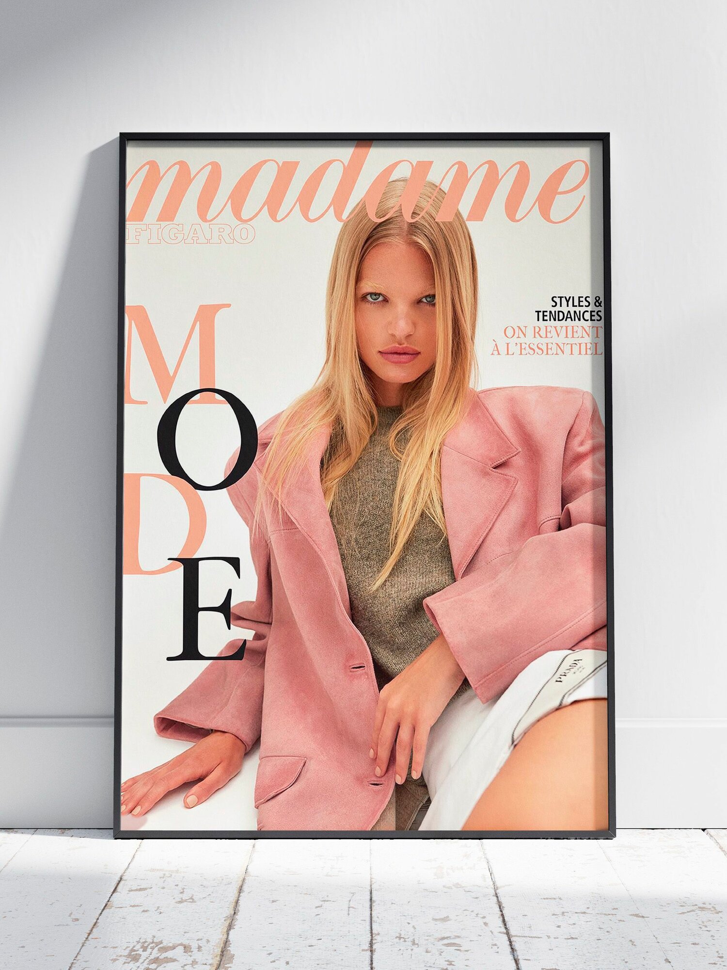 Плакат на стену для интерьера Дафна Груневельд (Daphne Groeneveld 33) - Постер по модели, бренду и моде формата A4 (21x30 см)