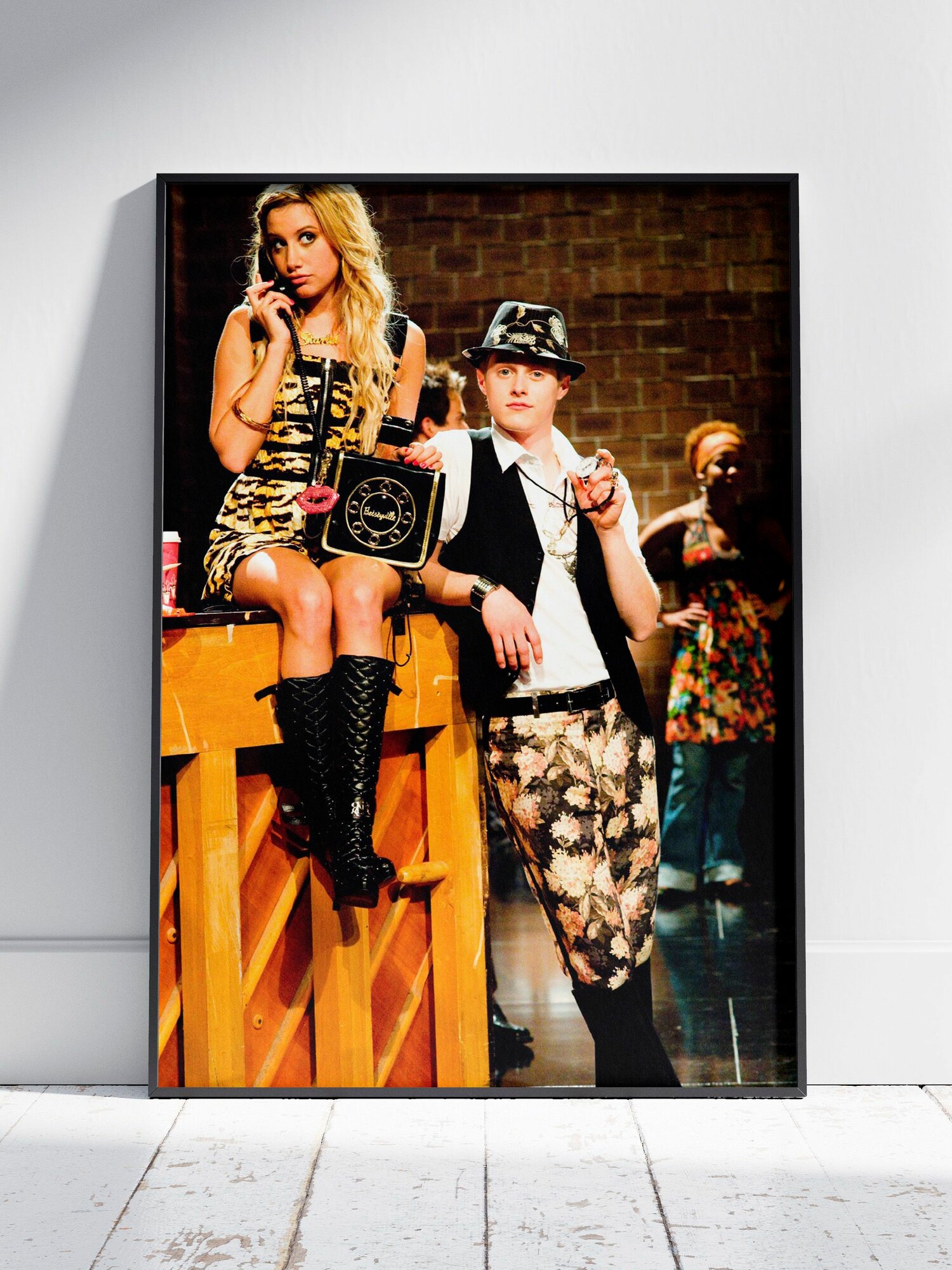 Плакат на стену для интерьера Классный мюзикл (Райан и Шарпей 1) - Постер по фильму и кино формата A4 (21x30 см)