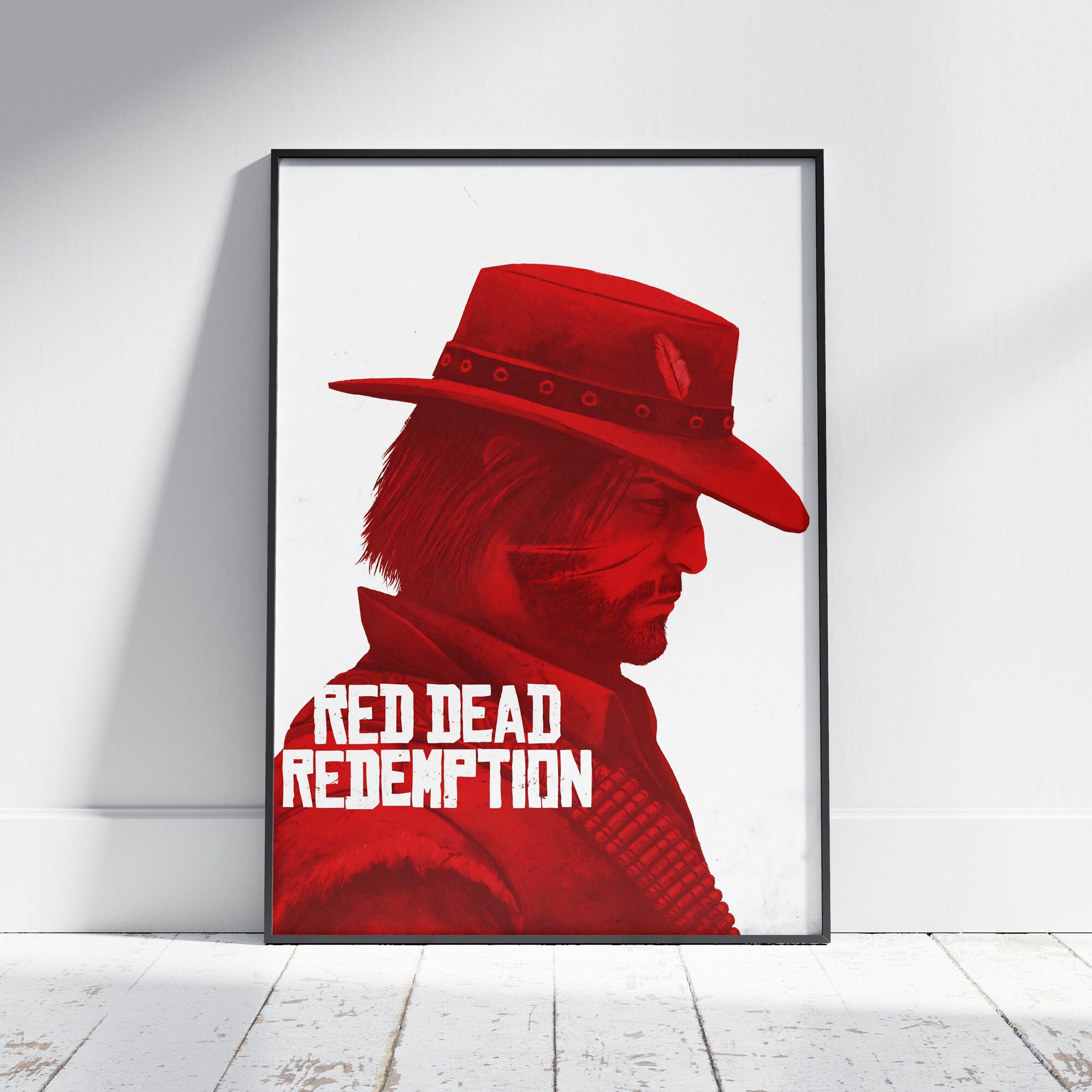 Плакат на стену для интерьера Red Dead Redemption 2 (Джон Марстон 8) - Постер по игре формата А3 (30x42 см)