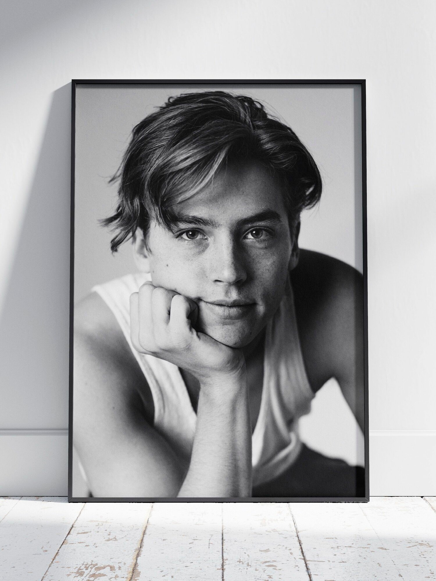 Плакат на стену для интерьера Дилан Спроус (Dylan Sprouse 4) - Постер по актеру фильма, кино, сериала формата A4 (21x30 см)