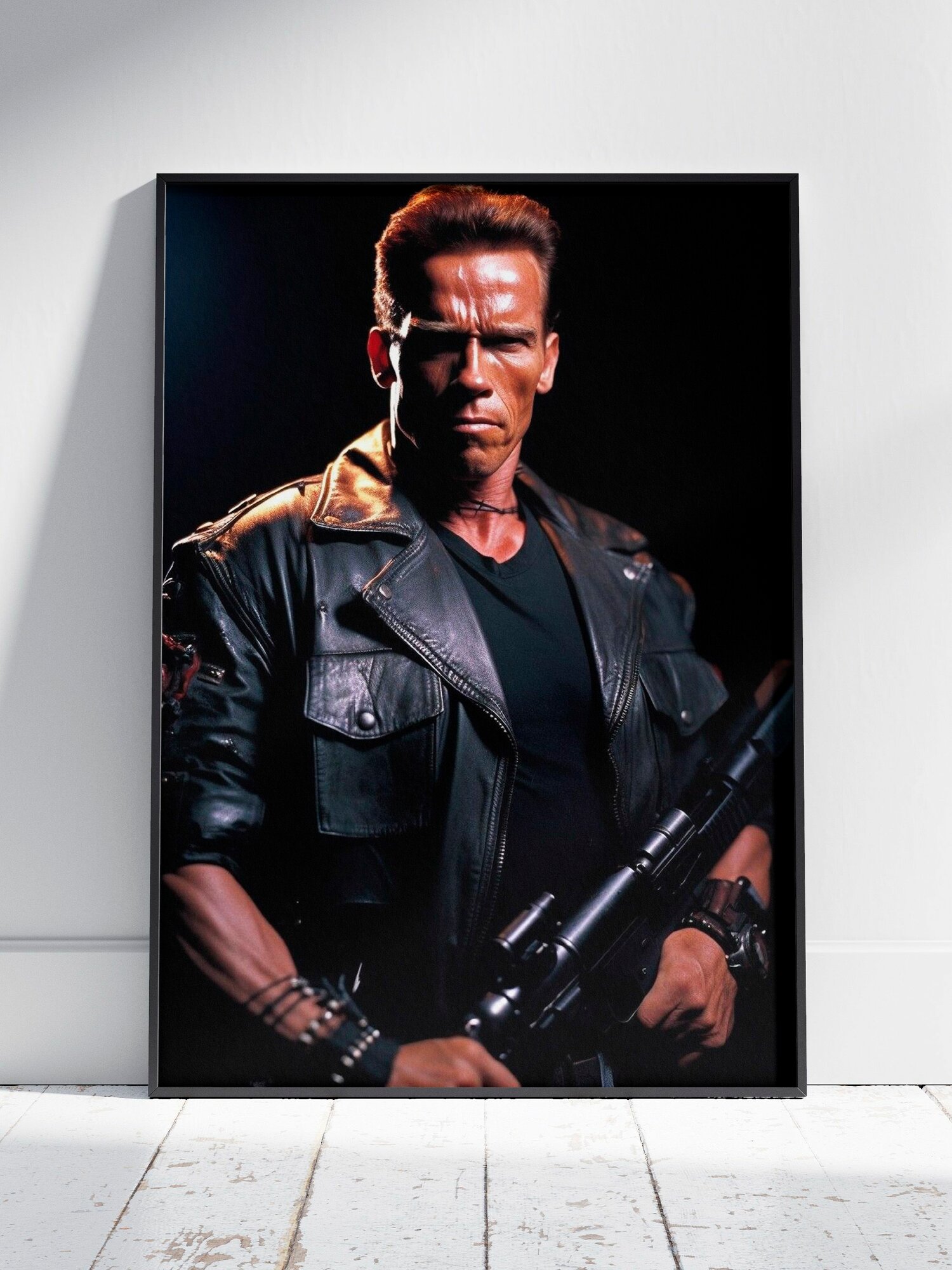 Плакат на стену для интерьера Арнольд Шварцнеггер (Arnold Schwarzenegger 49) - Постер по актеру фильма, кино, сериала формата A4 (21x30 см)