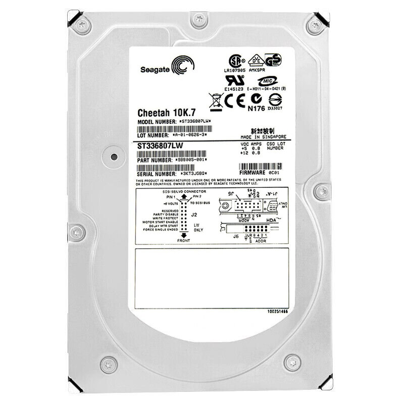 Жесткий диск Seagate 9BB005 36,7Gb U320SCSI 3.5" HDD