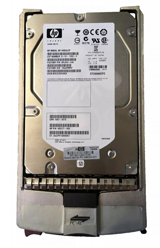 Жесткий диск HP EVA 366024-002 146,8Gb Fibre Channel 15000 3,5" HDD