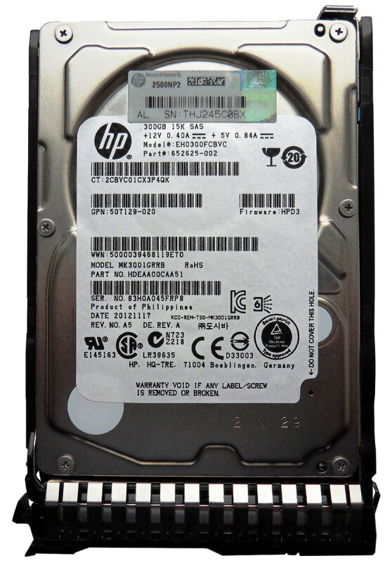 Жесткий диск HP 652599-003 300Gb SAS 2,5" HDD