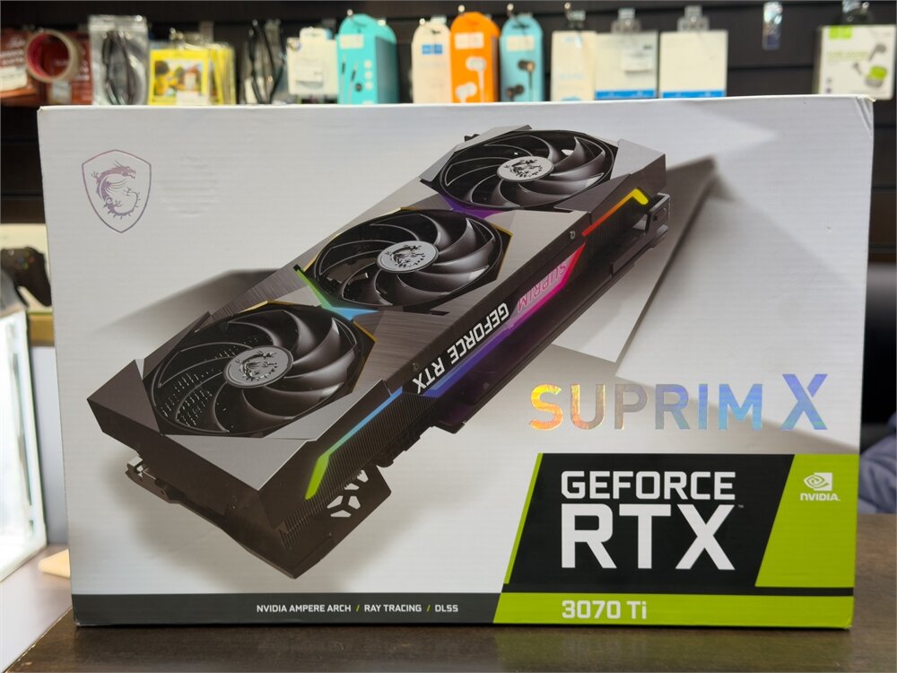 Видеокарта MSI GeForce RTX 3070 Ti SUPRIM X 8GB