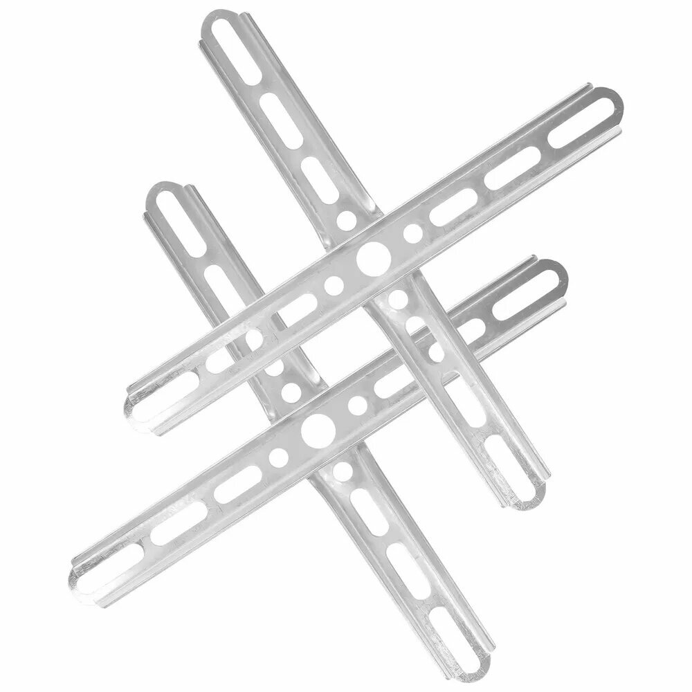 Фиксирующие Кронштейны Для Люстр, Потолочные Монтажные Пластины, Крестообразная Форма, Железные, 2 Комплекта