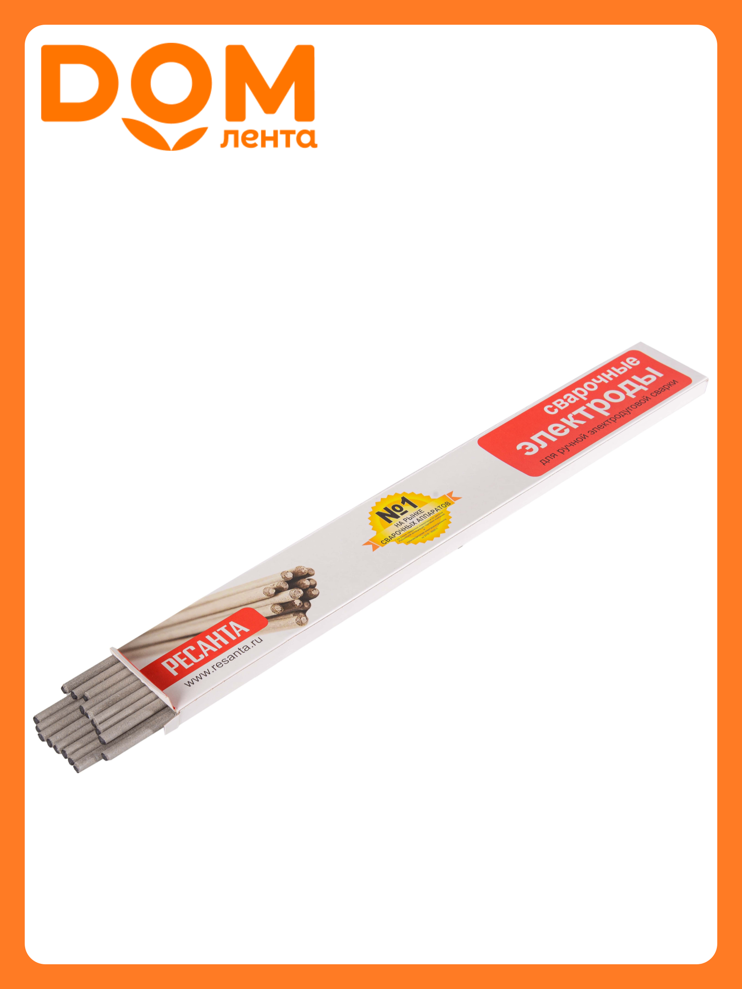Электроды сварочные РЕСАНТА МР-3 Ф4.0, рутиловое покрытие, для углеродистой стали, 1 кг