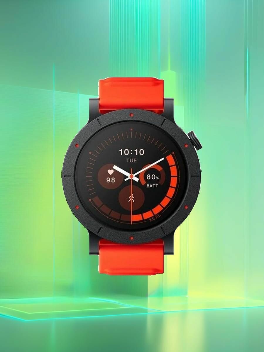 Смарт-часы CMF by Nothing Watch Pro 3 корпус - черный, ремешок - оранжевый, 1.43", AMOLED, 466x466, IP68