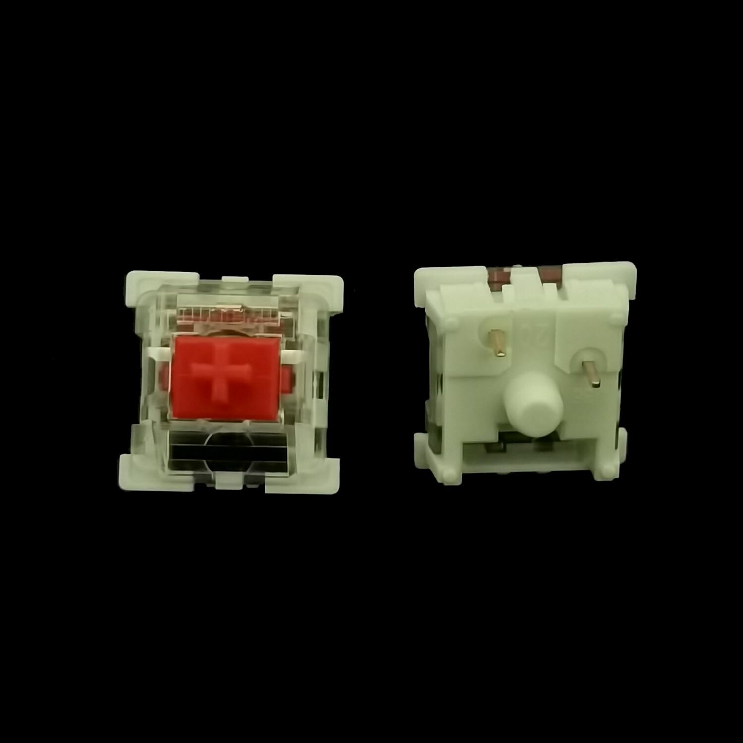 Игровая клавиатура Красный свитчи для клавиатуры Outeme - 100 шт, (Outemu Red), Русская раскладка, красный, белый