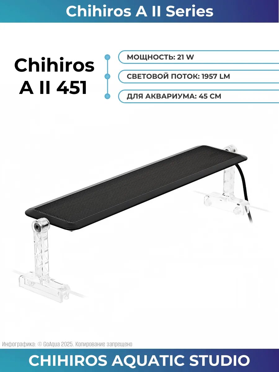 Светильник для аквариума Chihiros A2 451 (45 см)