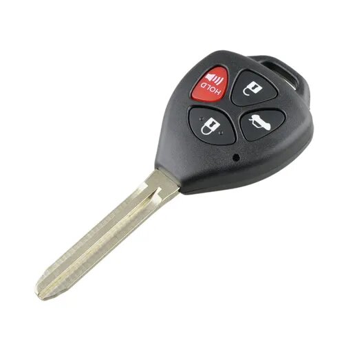Ключ Toyota Camry 2007-2010 с пультом HYQ12BBY, 4D67 чип 313,8 МГц, 4 кнопки, черный, полный дистанционный ключ