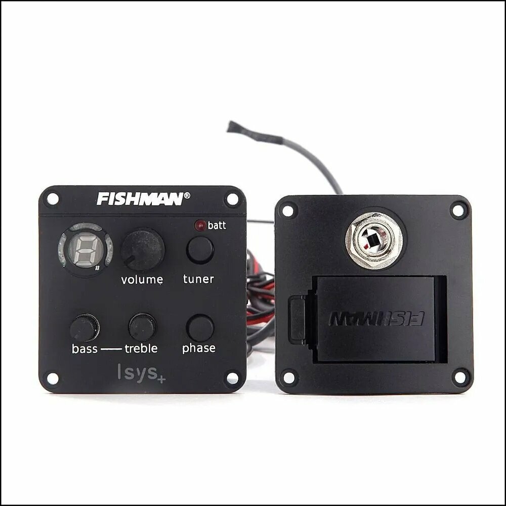 Пьезоэлектрическая система пикропа Fishman Presys II для акустической гитары с встроенным предусилителем