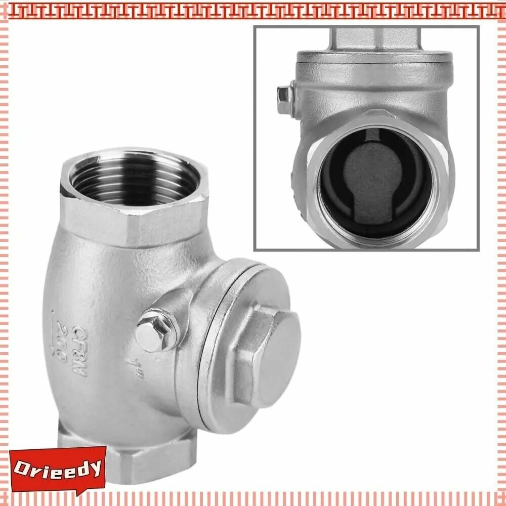 Клапан обратный, DN25, стойкий к коррозии и высокому давлению для различных жидкостей