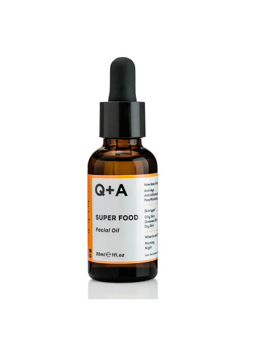 Q+A SUPER FOOD Facial Oil Масло для лица SUPER FOOD 3 30 мл