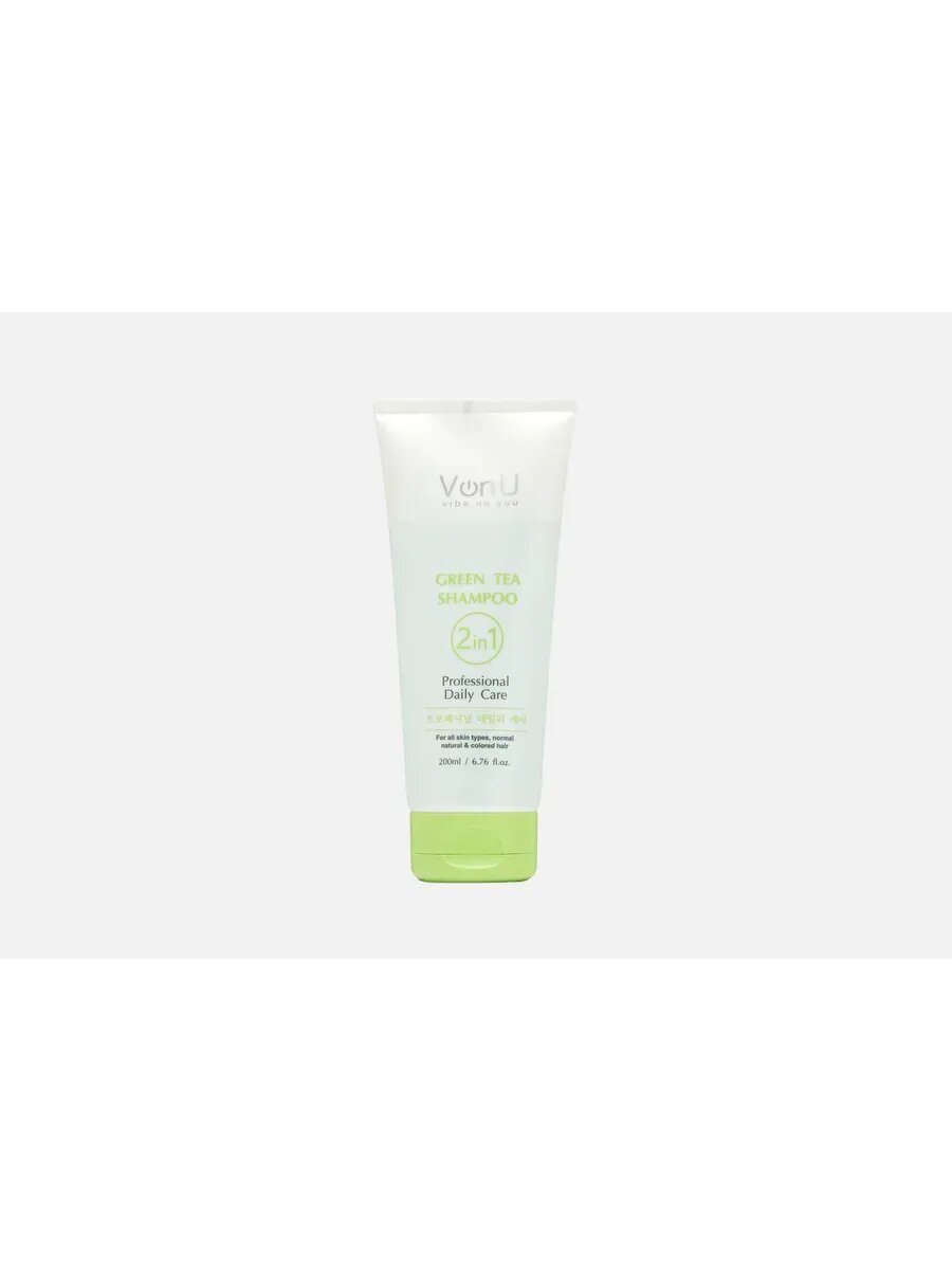 VON U Green Tea Shampoo Шампунь для волос 200мл