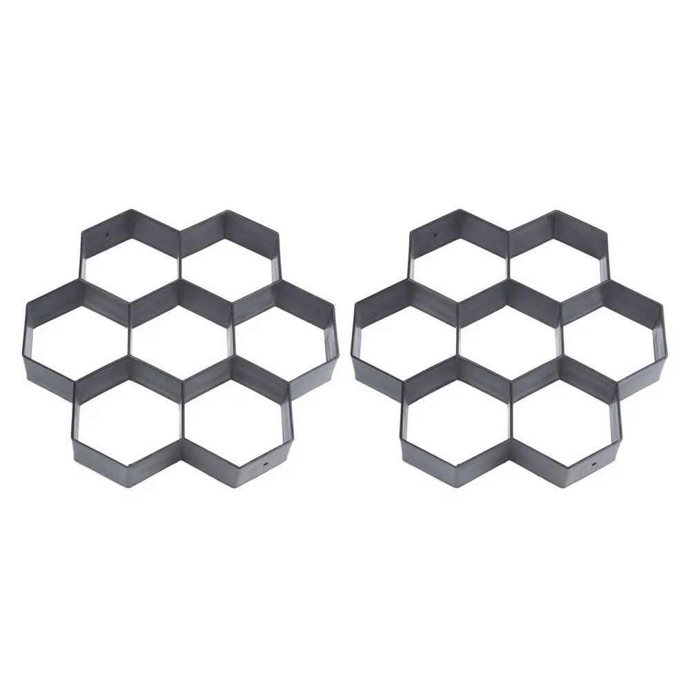 2 формы для мощения тротуарной плитки своими руками, бетонные ступени для патио, многоразовые формы для садовой дорожки 30*30 см