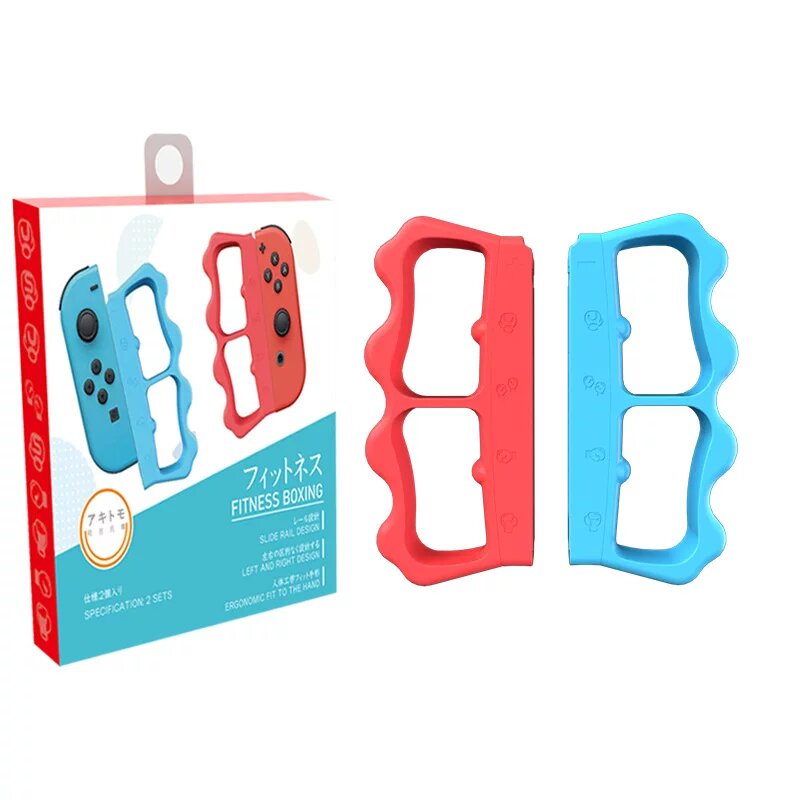 Nintendo Switch Ring Fit Adventure Grip Accessories для фитнес-бокса, набор красный и синий, совместимость с