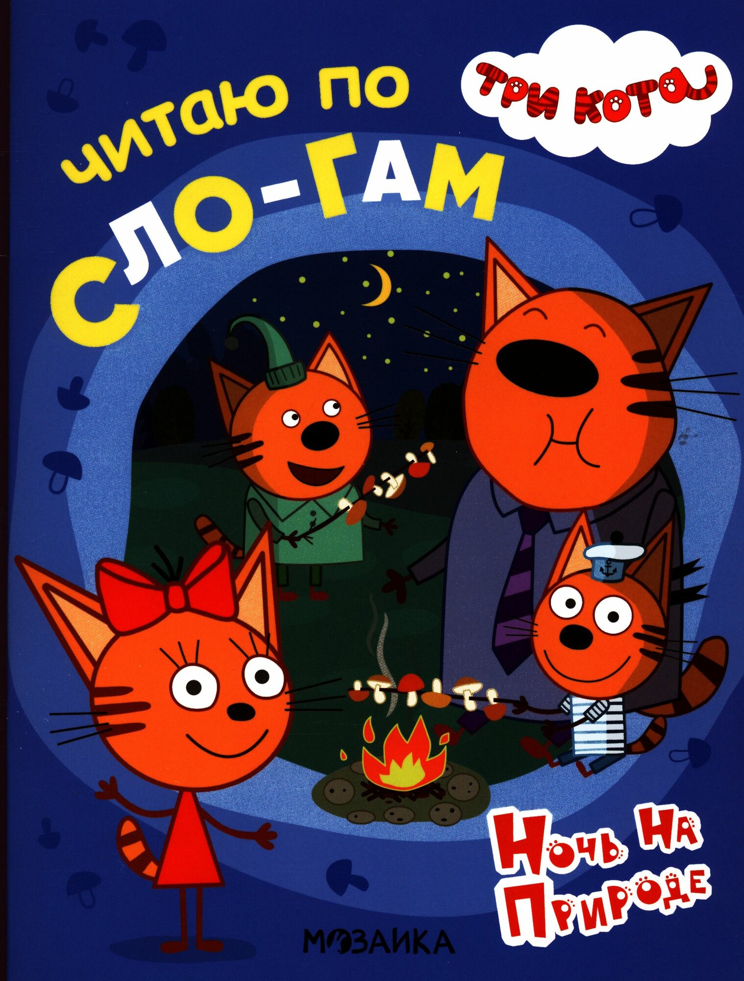 ТриКота_ЧитаюПоСлогам Ночь на природе ()