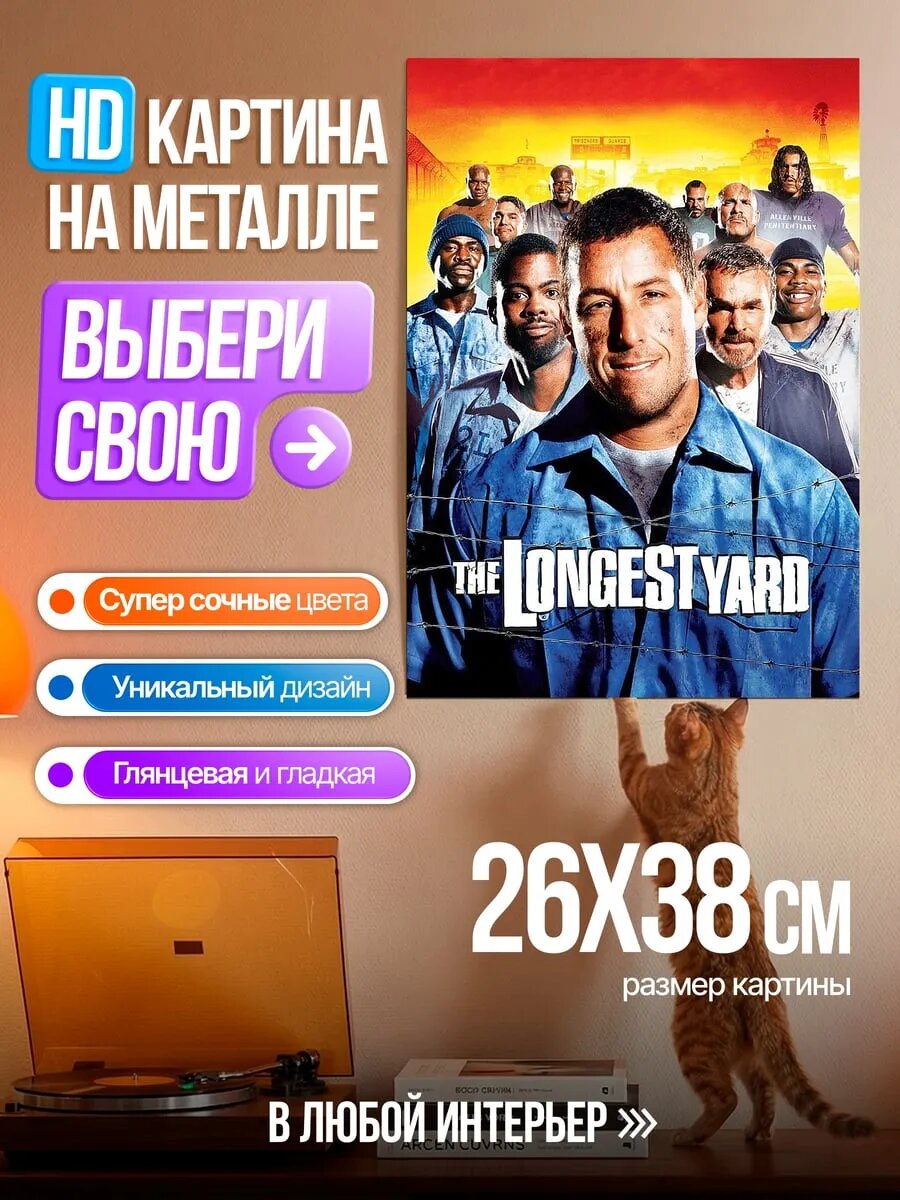 Картина на HD металле Самая длинная миля